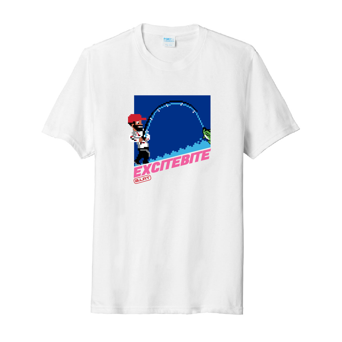 White Excitebite T-Shirt – Brian Latimer