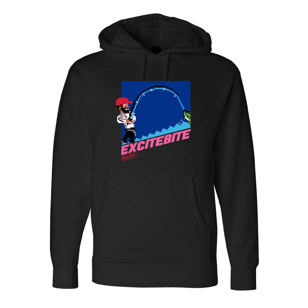 Heather Black Excitebite Hoodie – Brian Latimer